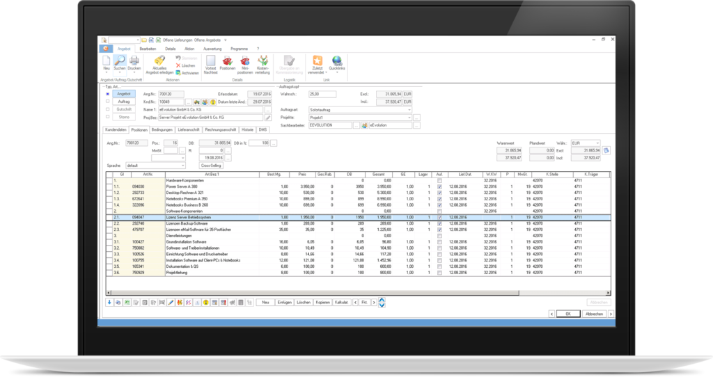 eEvolution | H+S Systemhaus GmbH